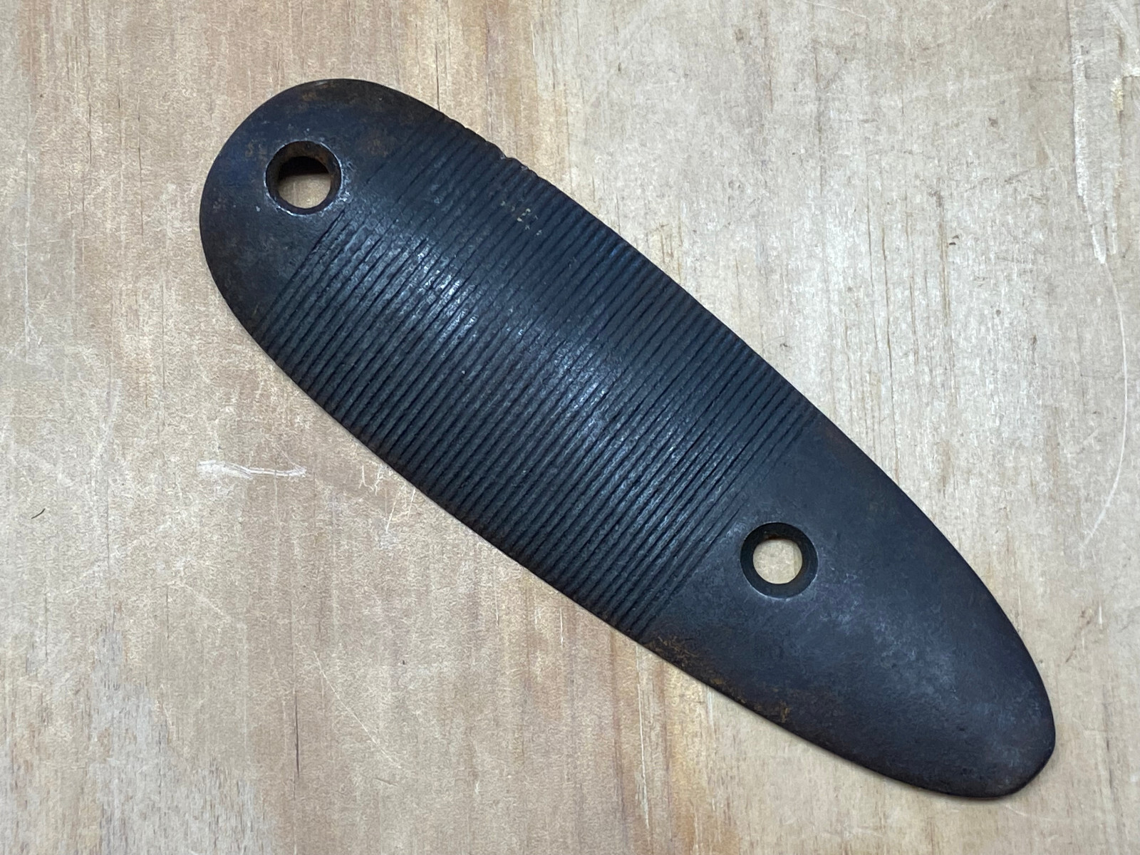 Original Savage Rifle Steel Butt Plate Pad Buttplate Metal | eBay