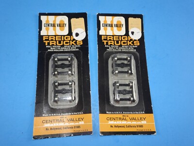 Central Valley HO Scale Metal Freight Trucks with Metal Wheels S81 | eBay