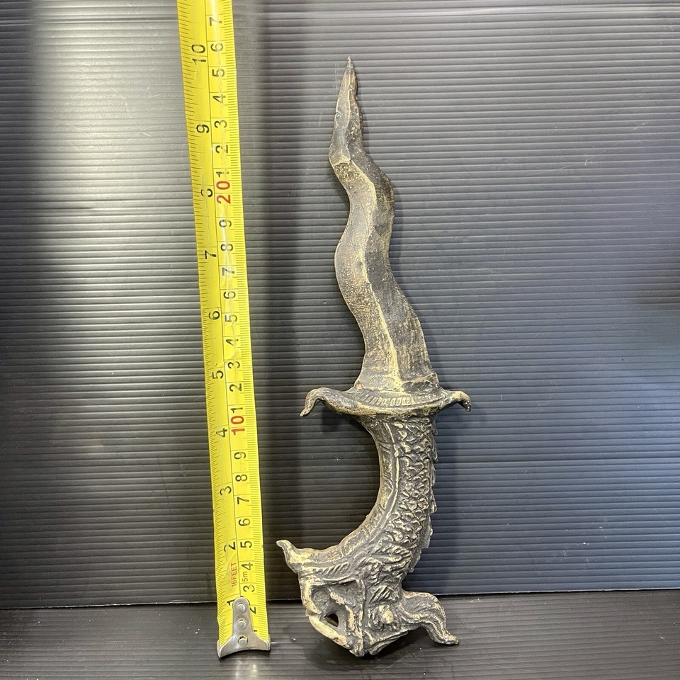 Unique Ancient Near Eastern Bronze Knife/sword Weapon With Mythical ...