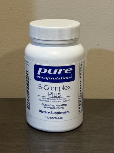 Pure Encapsulations B-Complex Plus 120 Count - 10/26 884989805746 | eBay