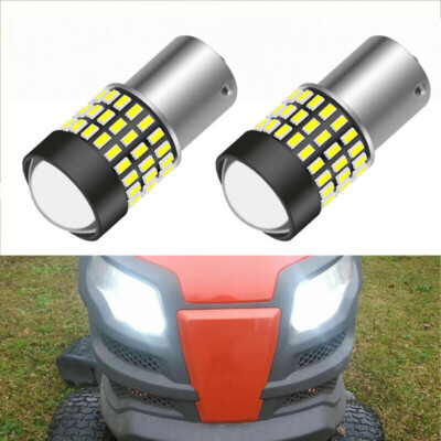 2x LED light bulbs For Craftsman riding mower tractor headlamp bulb ...