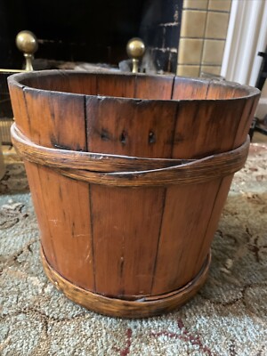 Primitives - Wood Wooden Bucket