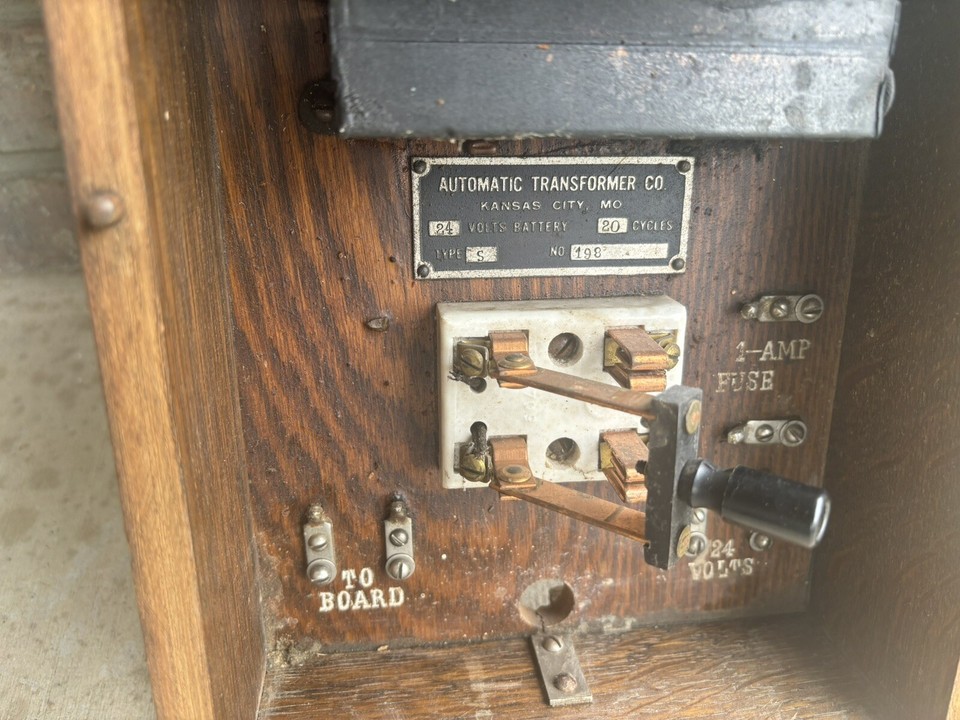 Vintage 24v Telephone Transformer Co Ringer Switchboard Power Supply ...