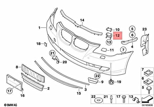 Genuine BMW E60 E60N E61 E61N Sedan Fuel Level Sensor Left OEM ...