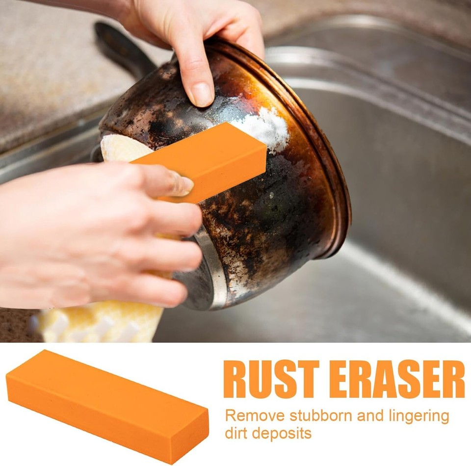 New Stainless Steel Rust Erasers For Metal Rubber Rust Remove Eraser ...