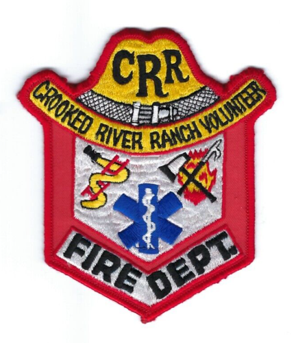 *RARE STYLE* Crooked River Ranch CRR OR Oregon Volunteer Fire Dept ...