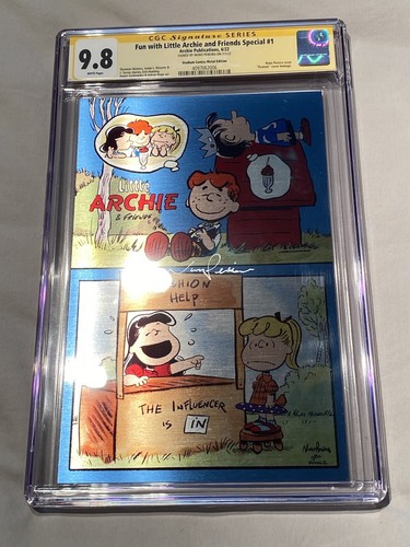 Fun with Little Archie and Friends Peanuts Homage Metal CGC 9.8 50 Made ...