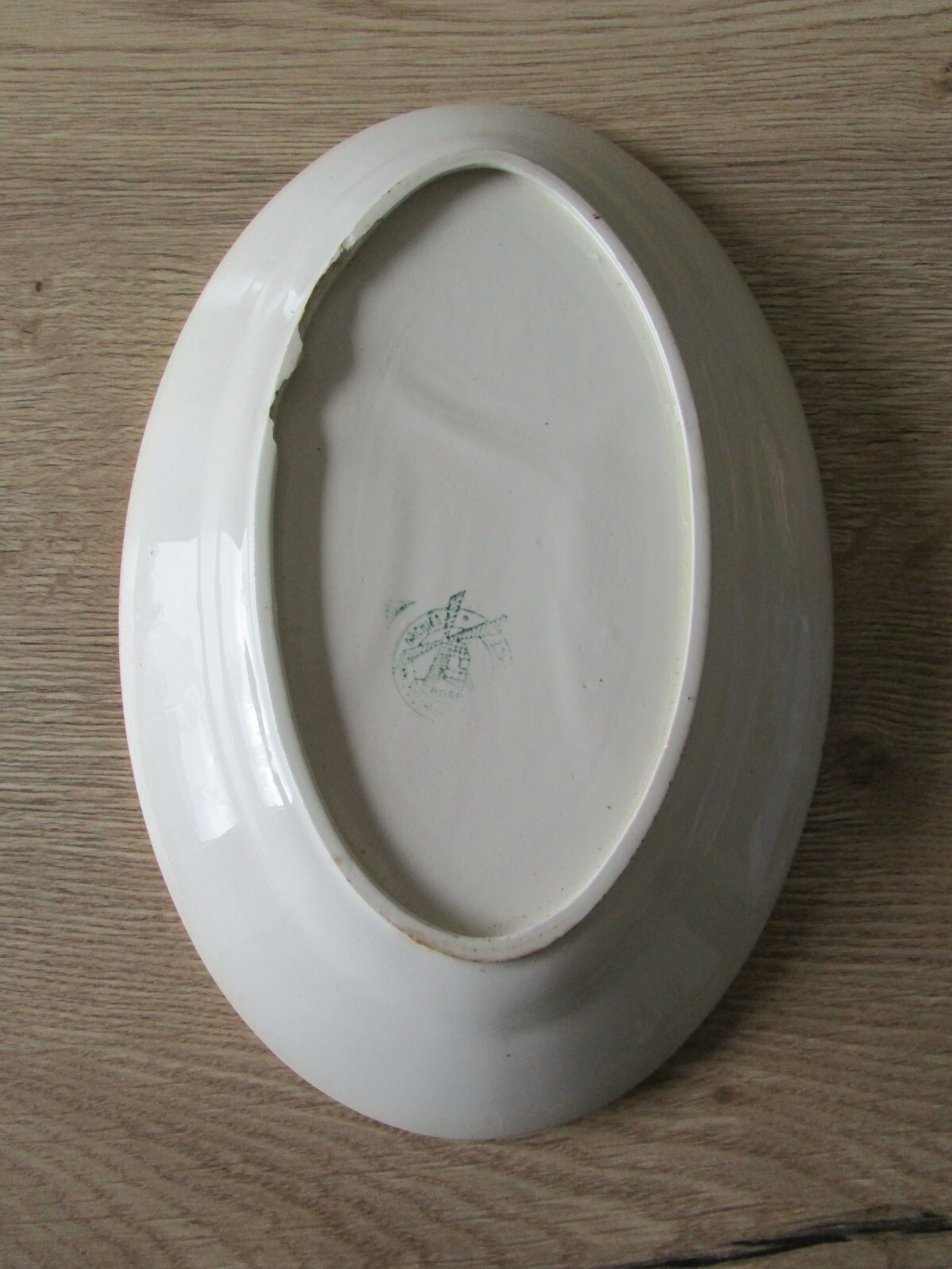 Ravier / petit plat blanc porcelaine épaisse Moulin des loups & Hamage ...