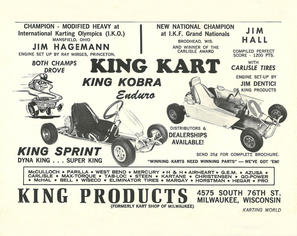 Vintage 1965 King Kart Sprint & Enduro Go-Kart Ad | eBay