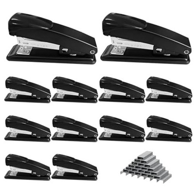 9 Pcs Desktop Stapler Bulk, Metal Desktop Staplers With 6000 Staples ...