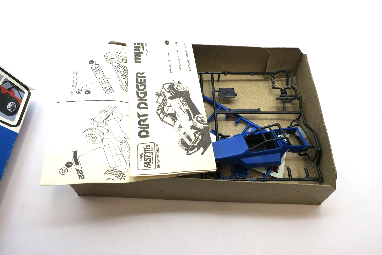 Vintage MPC Fast 111’s Dirt Digger Snap Model Kit #1-3407 AS-IS | eBay