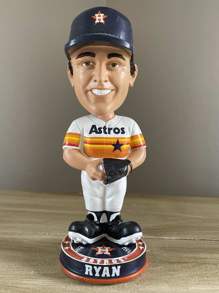 Pitcher NOLAN RYAN Houston Astros Legend MLB Knucklehead Bobblehead NIB ...