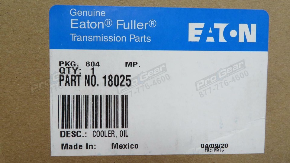 18025 EATON FULLER EXTERNAL TRANSMISSION OIL COOLER ASSEMBLY. | eBay