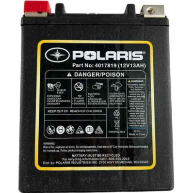 Genuine OEM Indian Scout 12V Battery, 13AH 245 CCA 4017819 | eBay