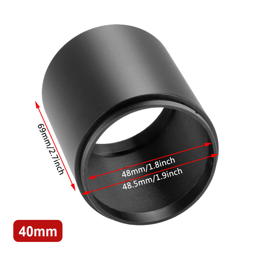 Scope Sunshade Tube for Rifle Scope 32mm/40mm/50mm Objective Lens Sun ...