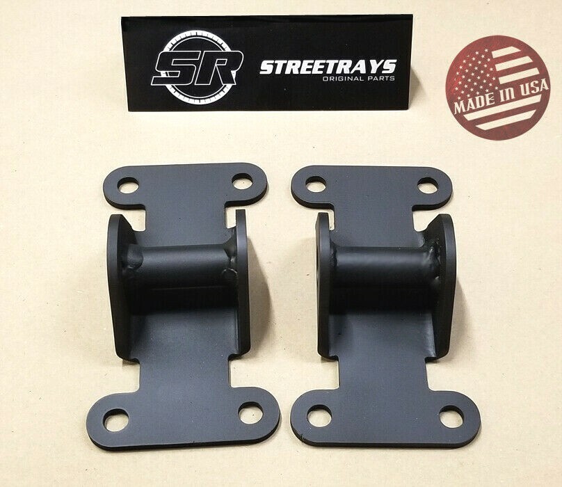 [SR] Solid Motor Engine Mounts SBC Chevy Frame Mount Rat Hot Rod Street ...