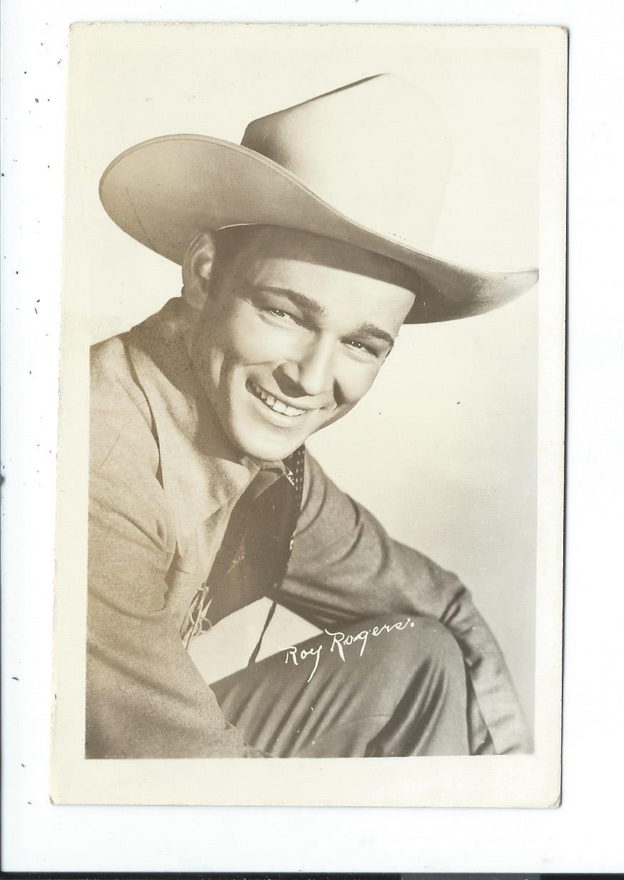 Real Photo Postcard Post Card Roy Rogers | eBay