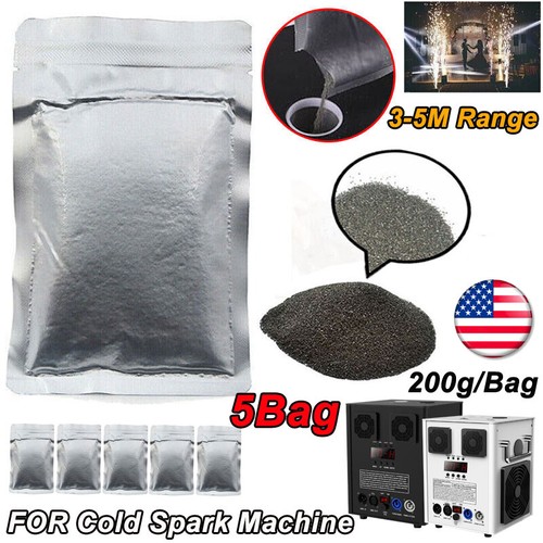 20Bags Cold Spark Machine Ti Powder 200g Bag 3-5M Range Stage Effect ...