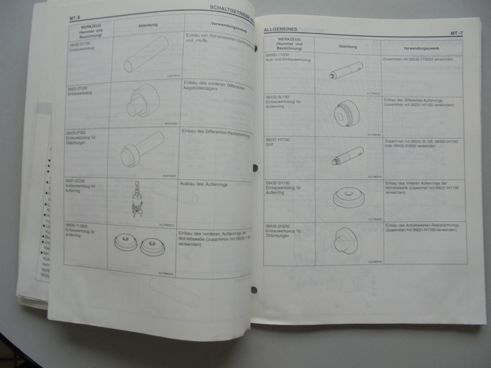 Kia Hyundai Werkstatthandbuch Schaltgetriebe Getriebe M5CF3 Reparatur ...