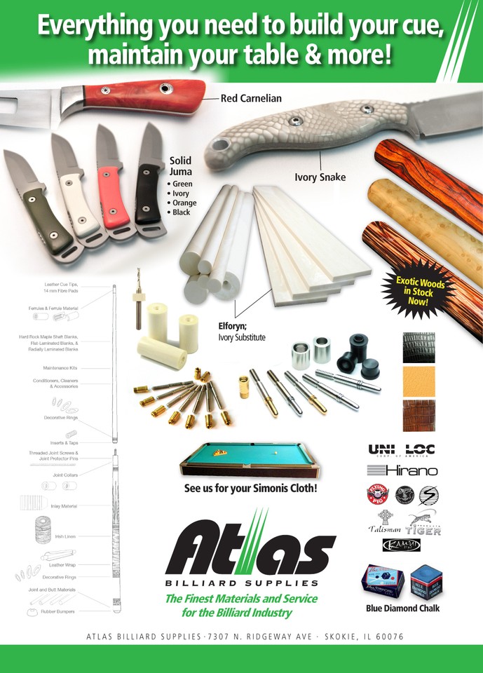 Juma Ivory Colored Ferrule Rod 4" Long - Pool Cue Ferrule Material ...