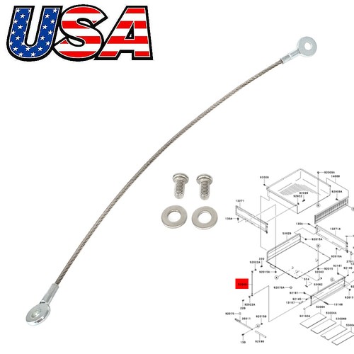 Tailgate Cable Tail Gate Hook 53045-0031 For Kawasaki Mule 3010 3000 ...