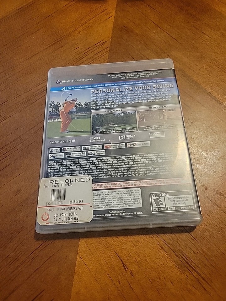 PS3 - PlayStation 3 - Tiger Woods PGA Tour 13 - CIB with Manual | eBay