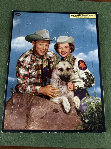 Roy Rogers & Dale Evans Rusty1950s Vintage Puzzle Whitman Number 2628: ...