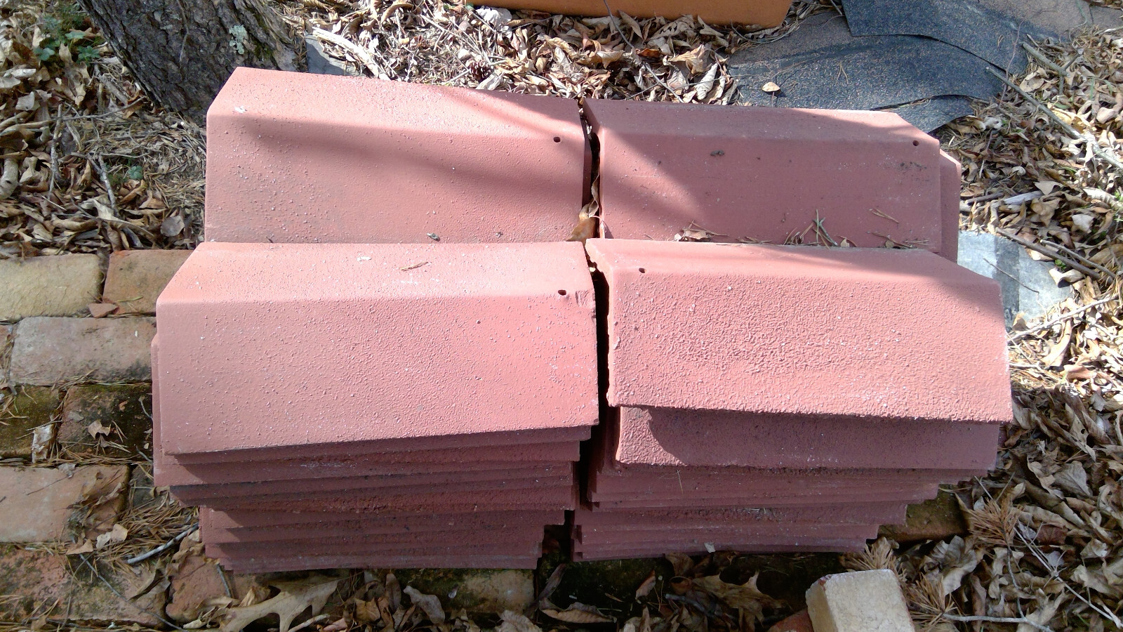 One Ludowici NEW Ridge or Hip? Roofing Shingle Tile Flat Slab V Angled ...