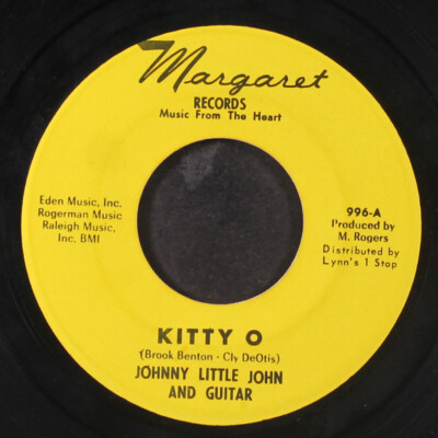 JOHNNY LITTLE JOHN: kitty o / johnny's jive MARGARET 7" Single 45 RPM ...