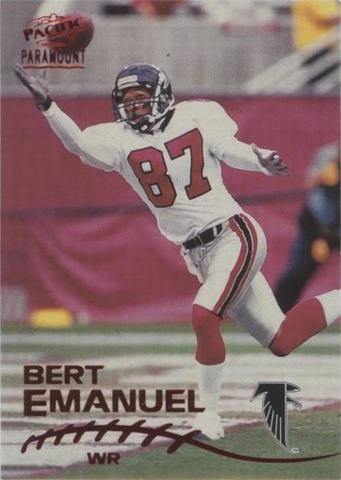 1998 Pacific Paramount - Bert Emanuel #11 Red for sale online | eBay