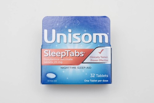 New Unisom SleepTabs Nighttime Sleep Aid 32 Tablets Doxylamine ...