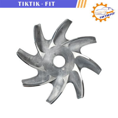 Polished Aluminum Alternator Pulley Fan Blade For GM Ford SBC BBC Chevy ...