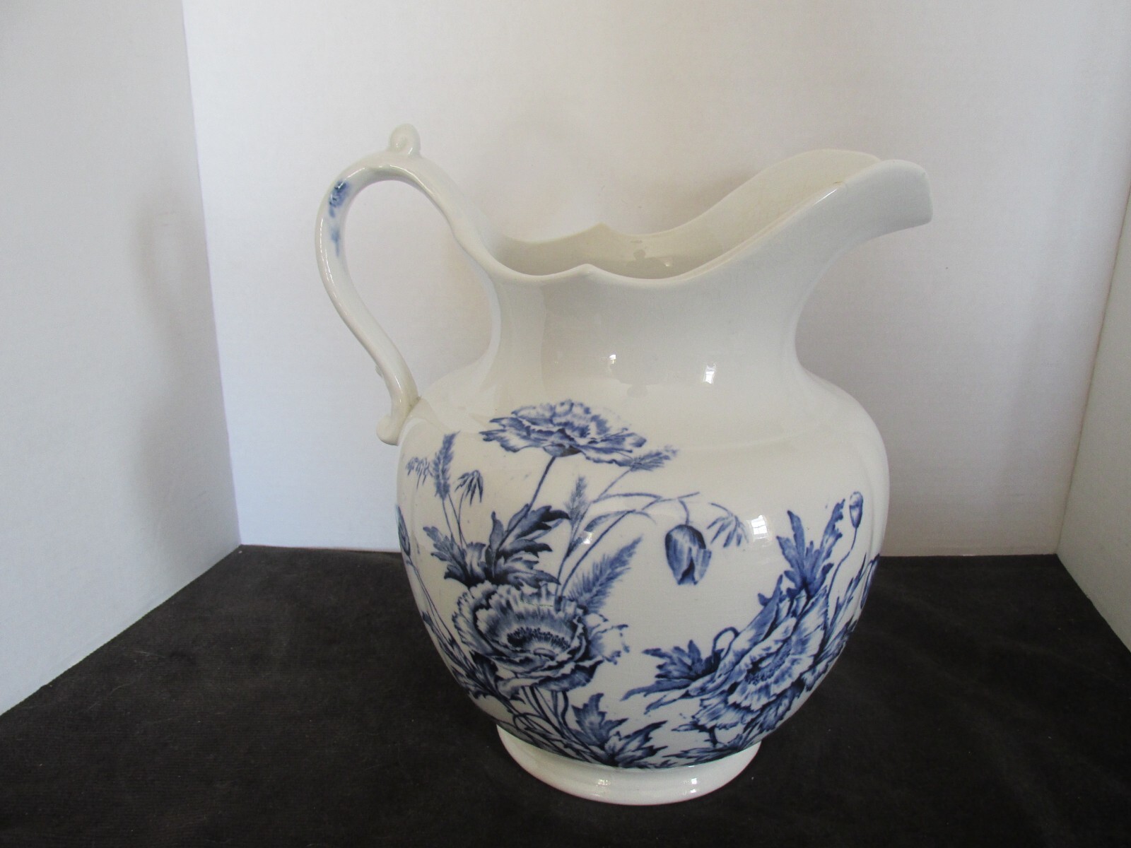 KT&K KNOWLES TAYLOR & KNOWLES MAINE PATTERN FLOW BLUE WHITE WATER ...