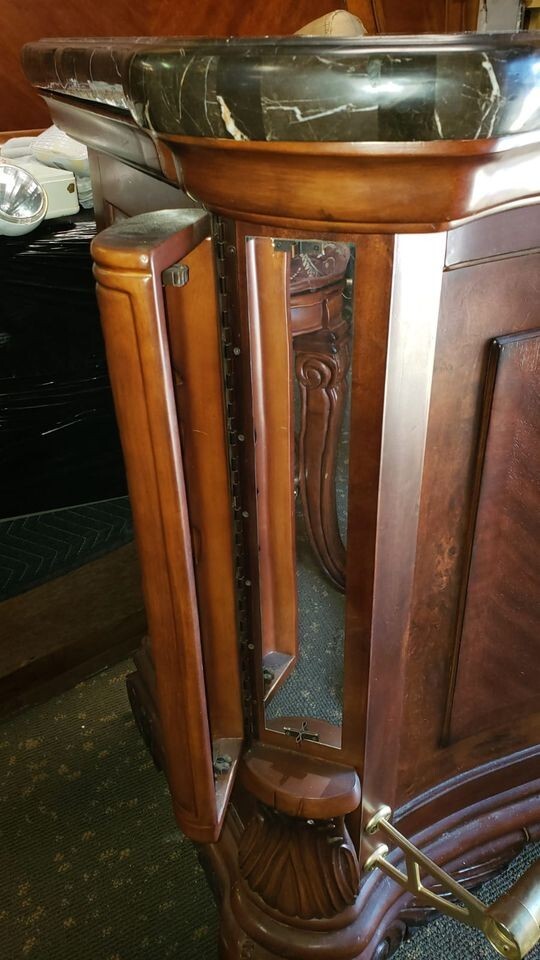 AICO by Michael Amini Excelsior bar with 2 barstools | eBay
