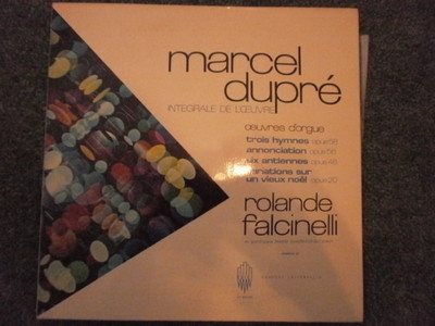 FRANCE GATEFOLD NM CLASSICAL LP ROLANDE FALCINELLI ORGAN MARCEL DUPRE ...