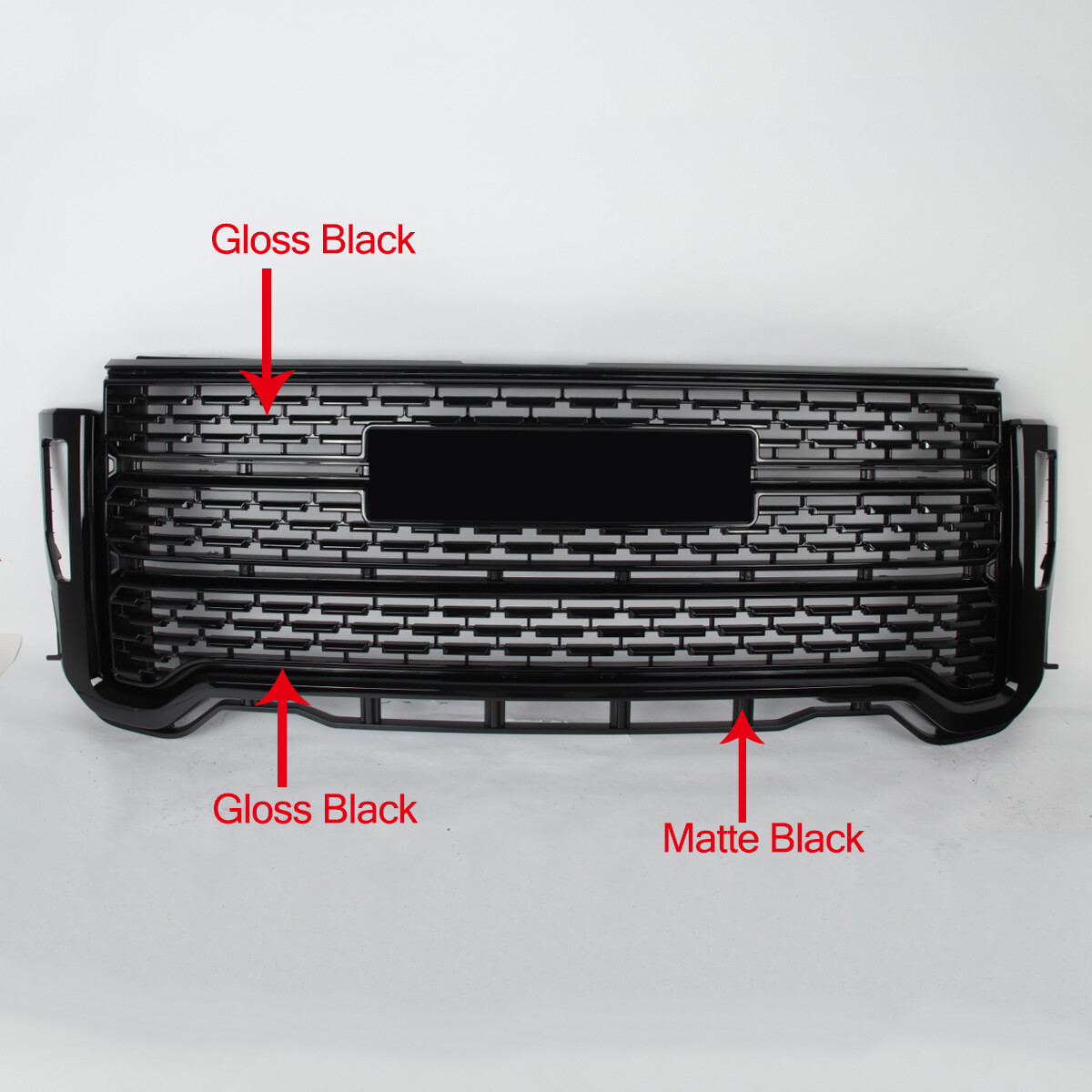 For 2020-2023 GMC Sierra 2500HD 3500HD Front Bumper Grille Hood Molding ...
