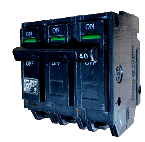 General Electric THQL32040 Type THQL 3 Pole 40 AMP 240V Circuit Breaker ...