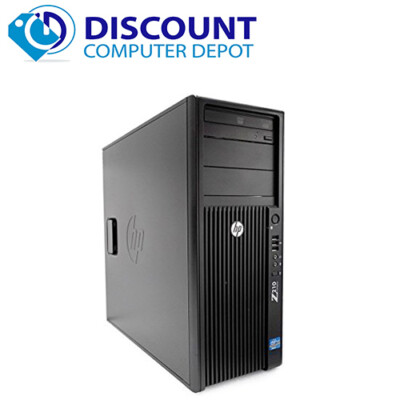 Fast HP Z210 Workstation Desktop Computer i3 8GB RAM 1TB HD DVD-RW ...