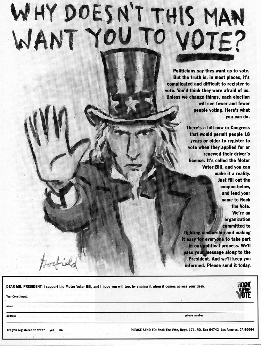Uncle Sam I Want You To Vote For Me