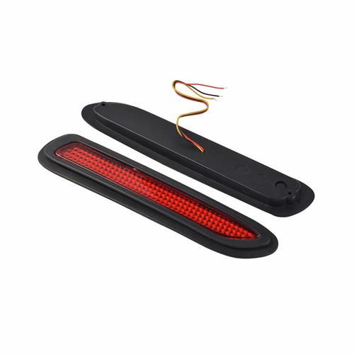 Car Rear Bumper Red Led Fog Brake Reflectors Warning Tail Lights Lamp ...