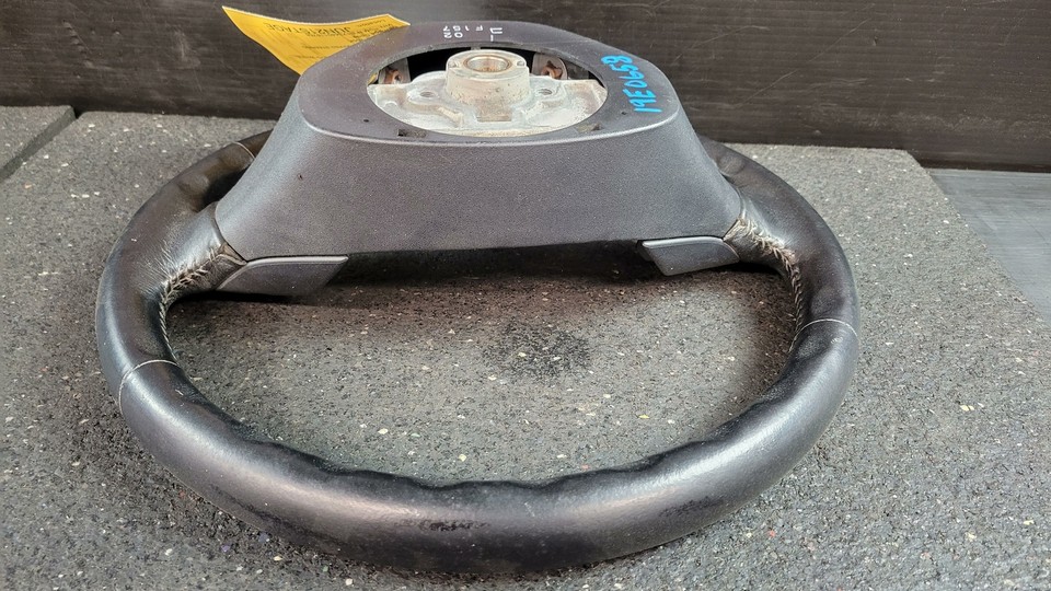 2004 MAZDA RX8 BLACK LEATHER WRAPPED STEERING WHEEL | eBay
