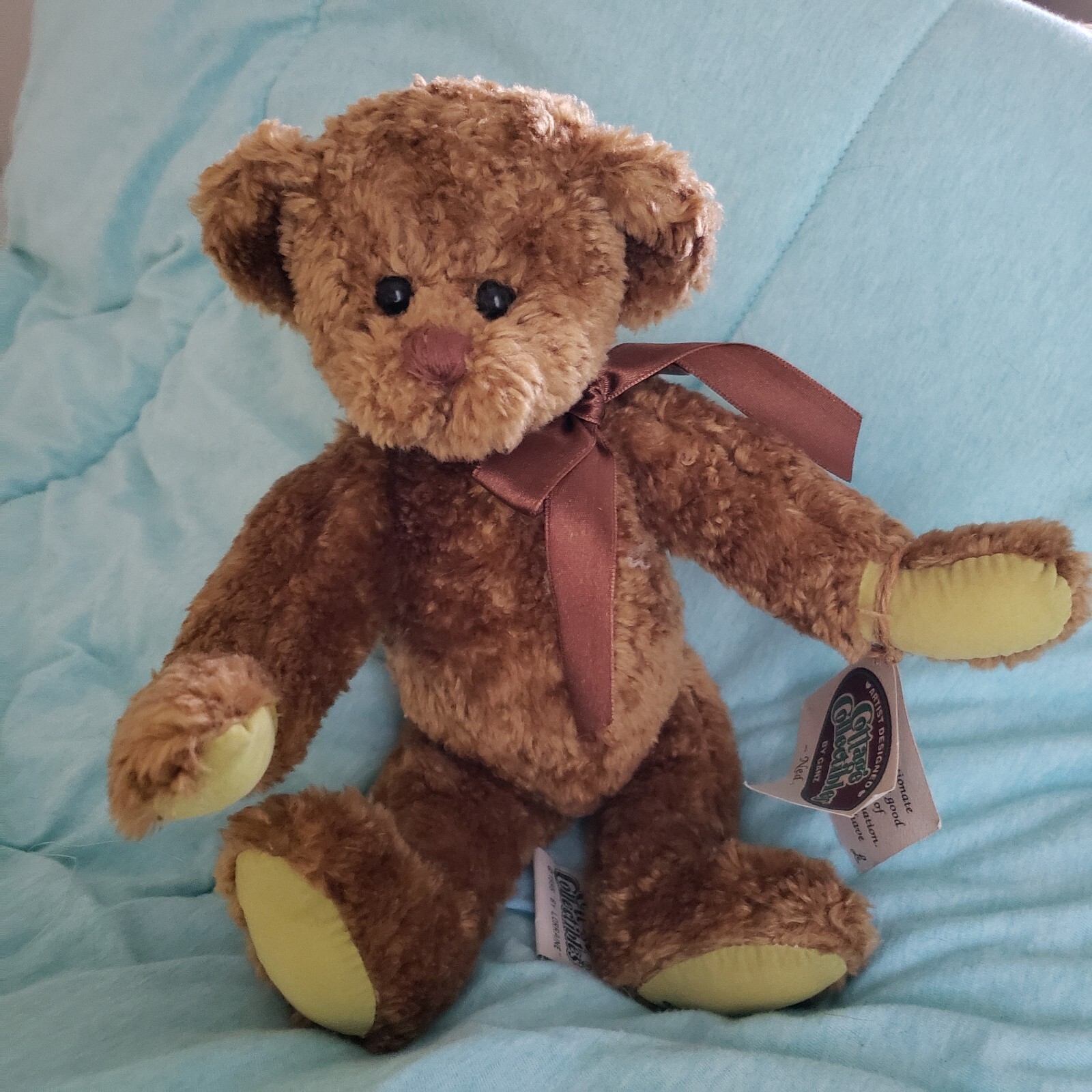 Ganz 12" Cottage Collectibles By Lorraine NED Jointed Bear articulate w ...