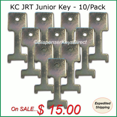 Kimberly Clark #770371 JRT Jr. key for Jumbo Toilet Tissue Dispensers ...
