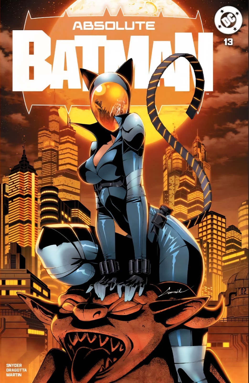 ABSOLUTE BATMAN #13 GODTAIL NYCC FOIL EXCLUSIVE 1ST CATWOMAN PRESALE 10 ...