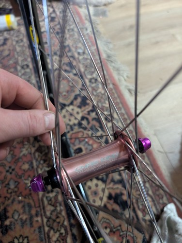 Chris King Classic hubs.Limited edition "Pretty in Pink" hub set. With ...