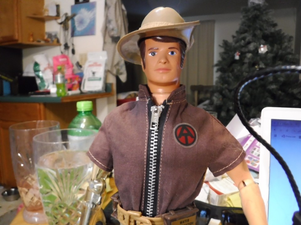 Vintage Gi Joe Mike Powers Atomic Man Fangs of the Cobra Adventure Team ...