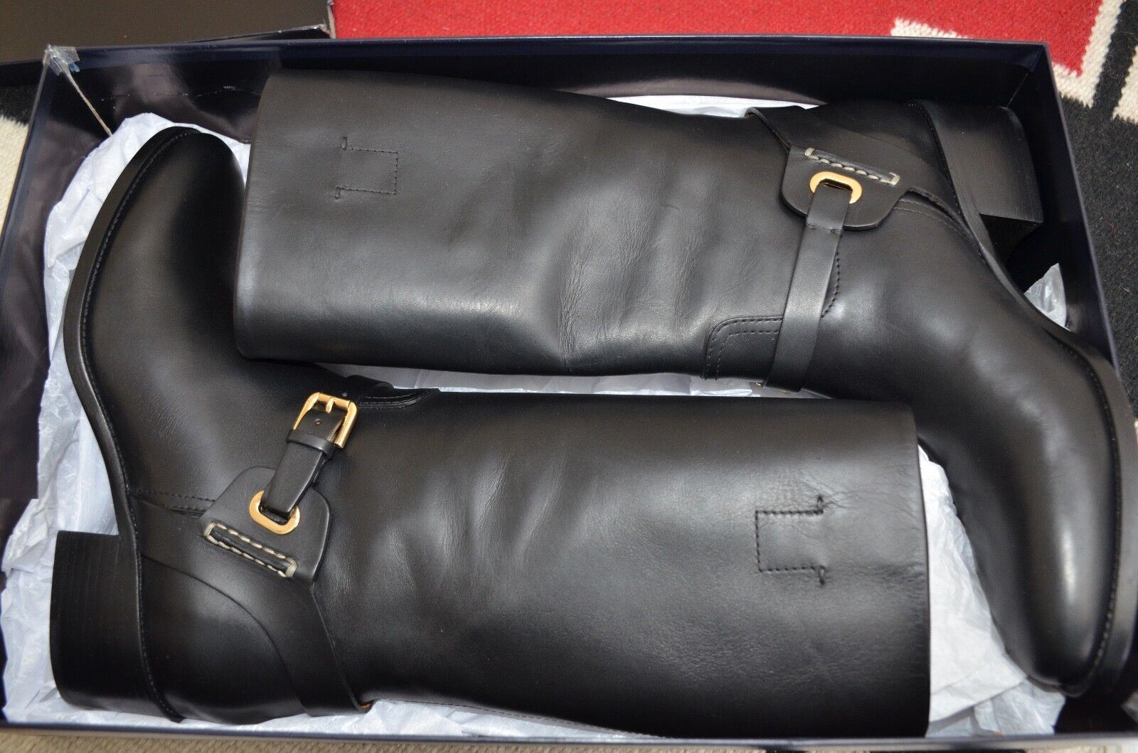 Ralph Lauren Collection Purple Label Sacha Leather Equestrian Riding ...