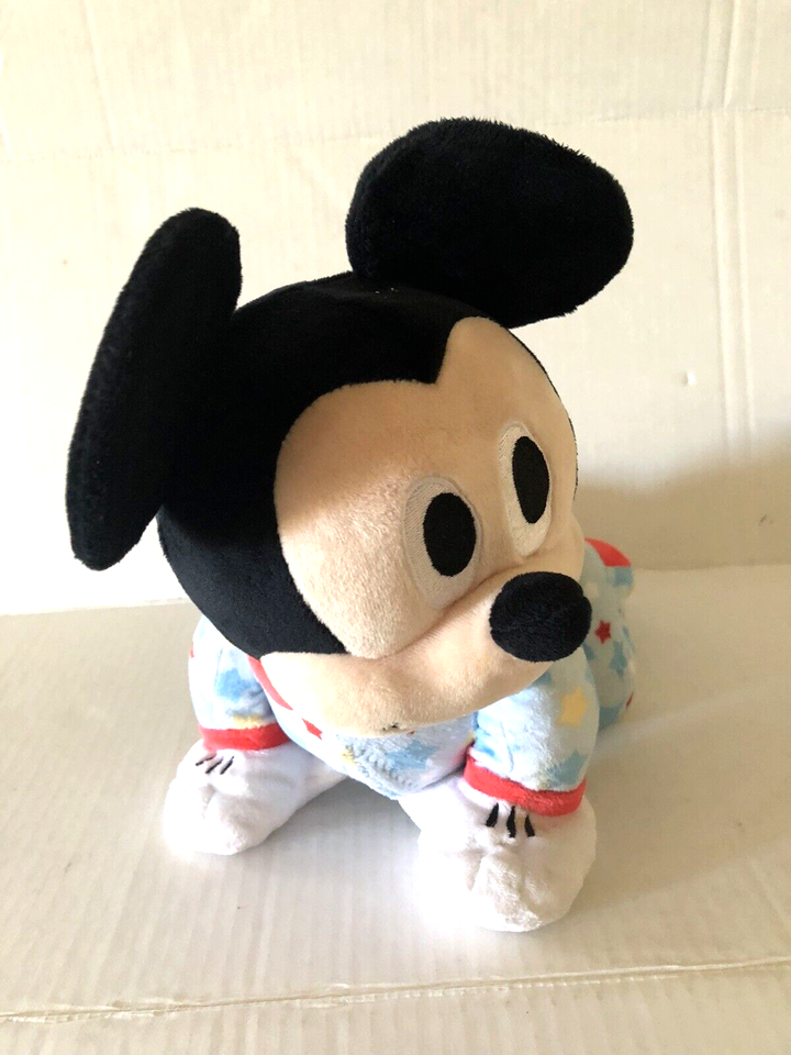 Disney Baby Mickey Mouse Crawling Pals Talking Musical Plush Toy | eBay