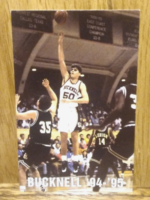 Bucknell Bison Men's Basketball 1994-1995 Season Pocket Schedule | eBay