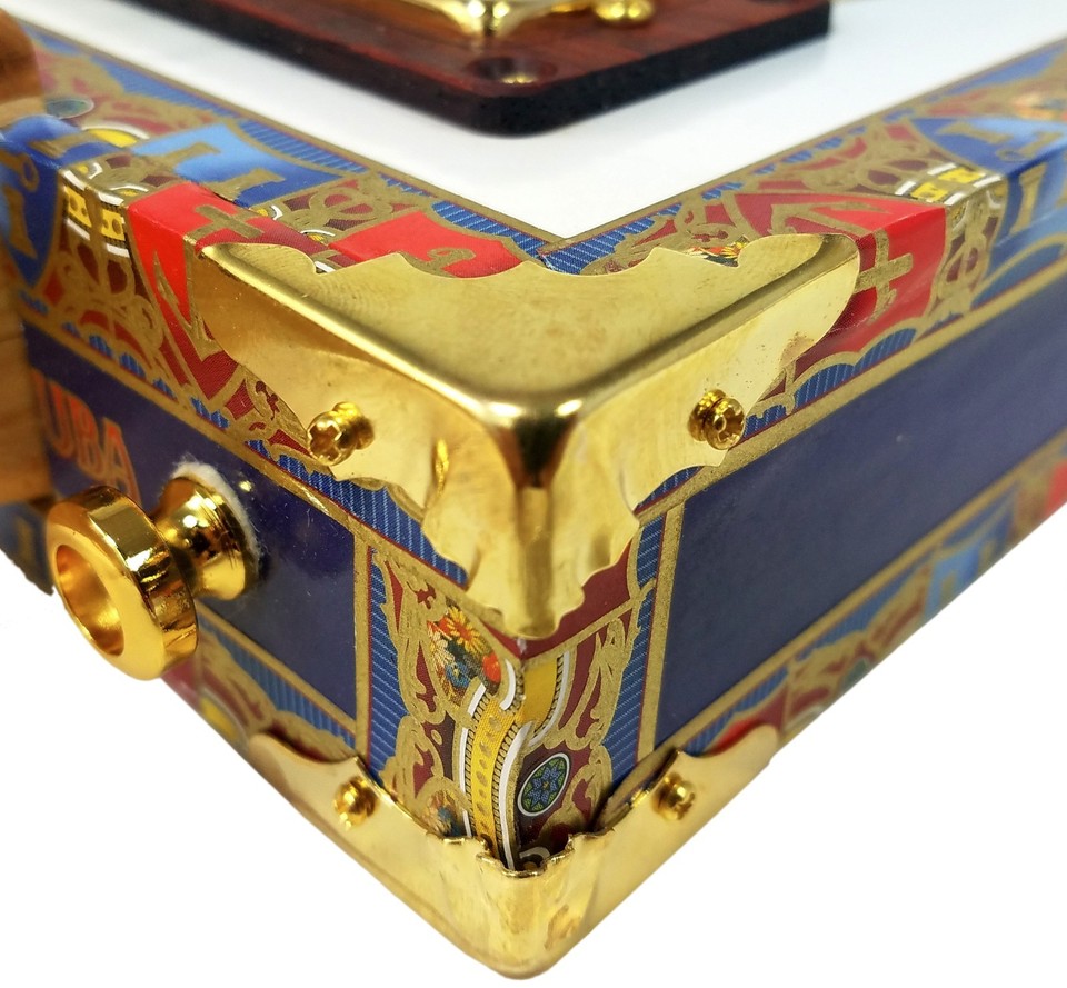 8pc. Decorative Brass Box Corners w/ Screws - a great finishing touch ...